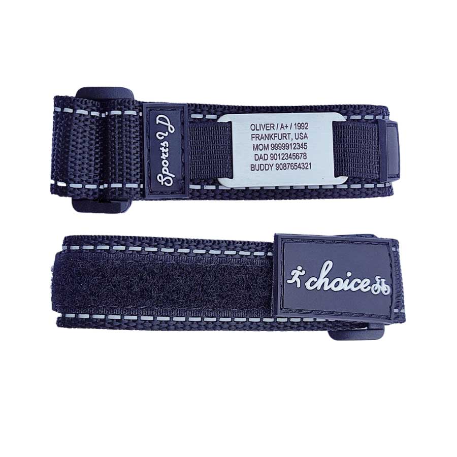 CHOICE SPORTS ID SET - LARGE- "BLACK" - choicesportsid.com