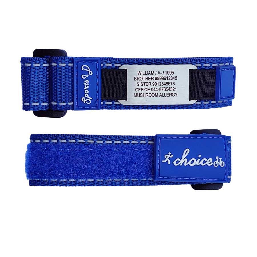 CHOICE SPORTS ID SET - LARGE- "BLUE" - choicesportsid.com